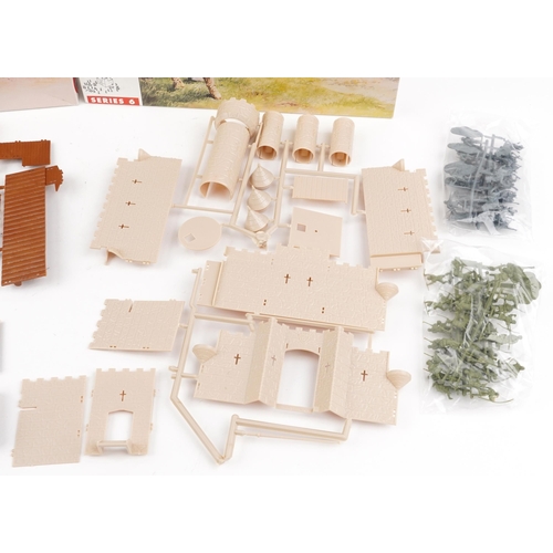 Two Airfix series 6 model kits with boxes comprising Fort Apache and ...