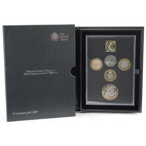 Elizabeth II 2018 United Kingdom proof commemorative coin set by The ...