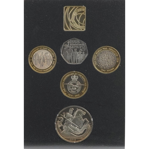 Elizabeth II 2018 United Kingdom proof commemorative coin set by The ...
