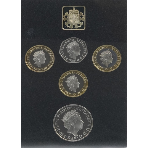 Elizabeth II 2018 United Kingdom proof commemorative coin set by The ...