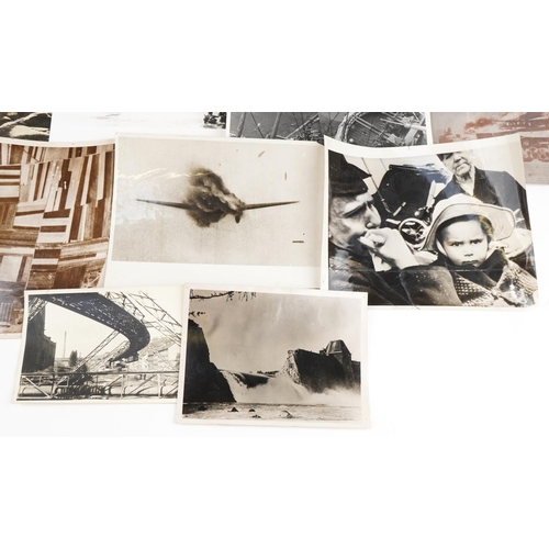 Military interest photographs including the breach of the Mohne Dam, D ...