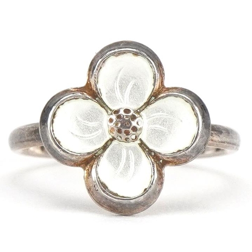 David Andersen, a mid century Norwegian silver and guilloche enamel ...