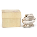 A Ronson 'Queen Anne' table lighter, 8.5cm x 9cm.