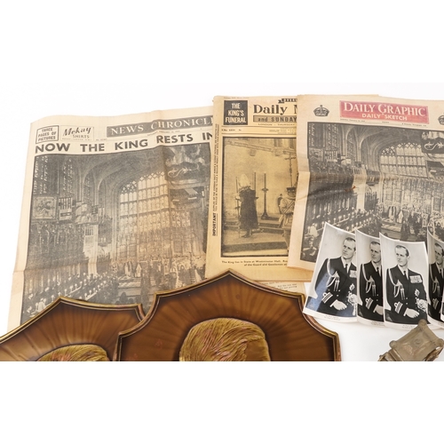 A collection of coronation ephemera including two King Edward VIII 1937 ...