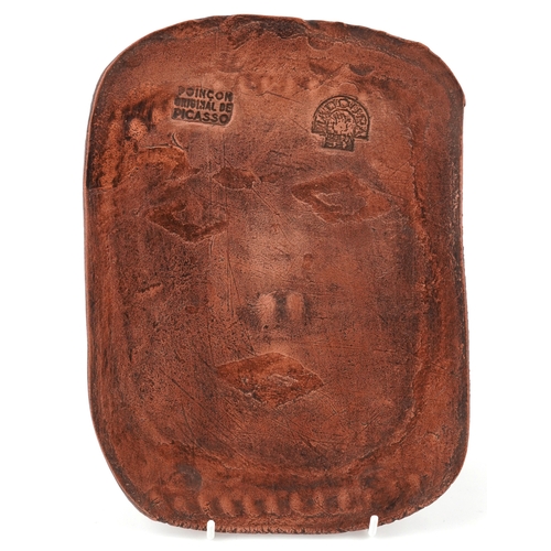 Pablo Picasso (Spanish 1881-1973) - Terracotta face, a mid 20th century ...