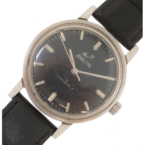 Enicar, a vintage gentlemen's manual wind wristwatch, model 140-39-05E ...