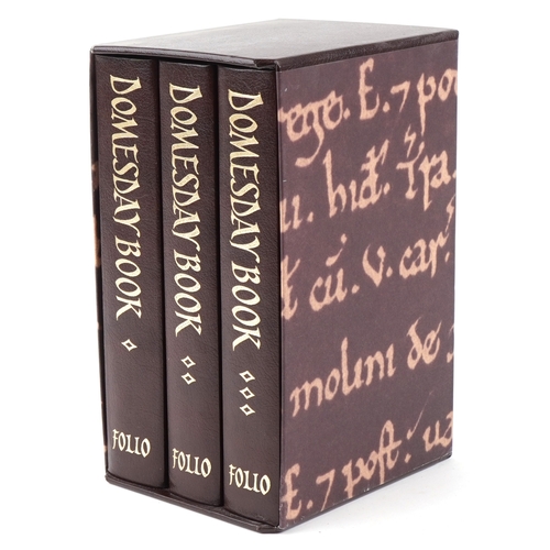 Folio Society (Publisher). - Doomsday Book volumes 1-3, published 2003 ...