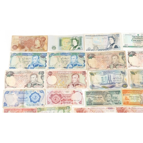 20th century British and world banknotes including Royal Bank of ...