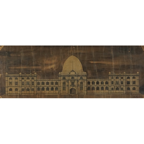 Albert E. A. Locke - Architectural drawing, 19th century pen and ink on ...