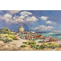 N. Englefield - Fishing boats at the Martello Tower, Langney Point ...