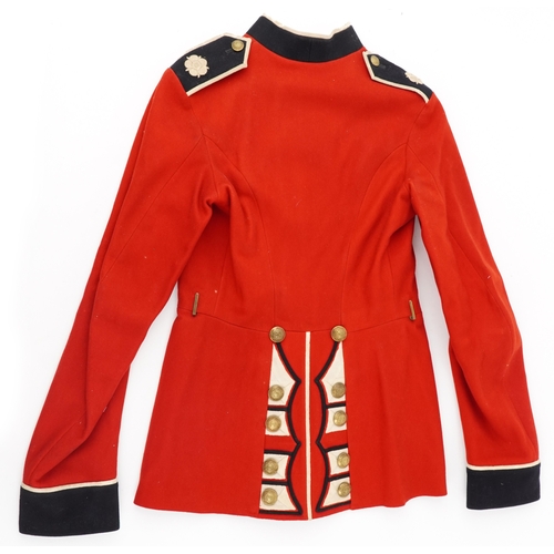 A British military interest Coldstream Guards uniform with buttons.