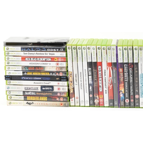 A large collection of predominantly Xbox 360 games and some Xbox One ...