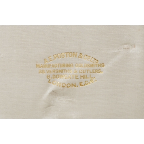 A.E. Poston & Co, a good quality cut crystal dessert service etched ...