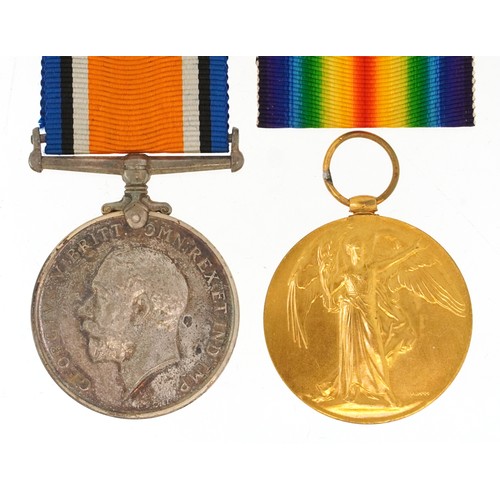 A British military World War I medal pair awarded to M2-182472 PTE.F ...
