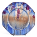 A Wilkinson Royal Staffordshire pottery octagonal plate hand painted in ...