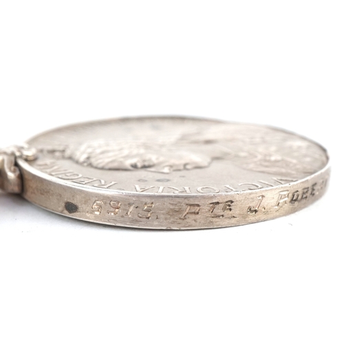 A British military Queen Victoria South Africa medal awarded to 5915 ...