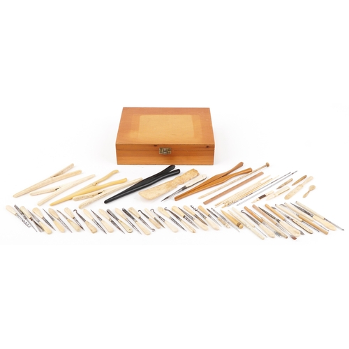 19th century and later pocket tools, predominantly bone flanked ...