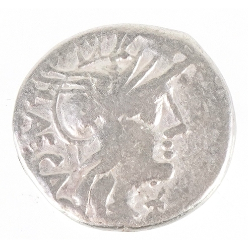 A Roman Republic 111BC/110BC Appius Clodius Claudius Pulcher silver ...