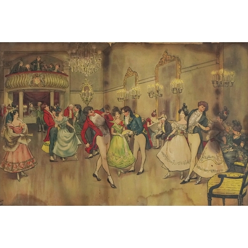 Albert Ludovici - The Hunt Ball, early 20th century British school ...