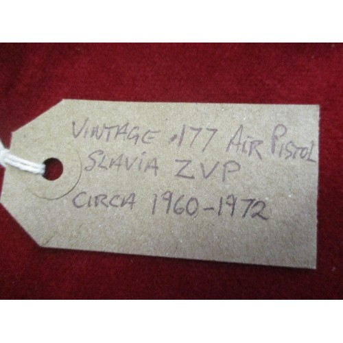 .177 AIR PISTOL SLAVIA ZVP MADE IN CZECHOSLOVAKIA