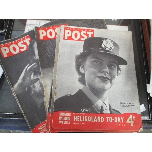10 X WW2 PICTURE POST MAGAZINES, 1943 TO 1946, FULL OF INTERESTING ...