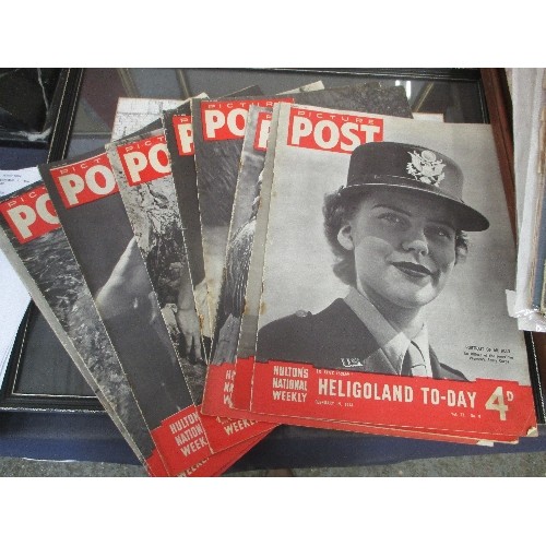 10 X WW2 PICTURE POST MAGAZINES, 1943 TO 1946, FULL OF INTERESTING ...