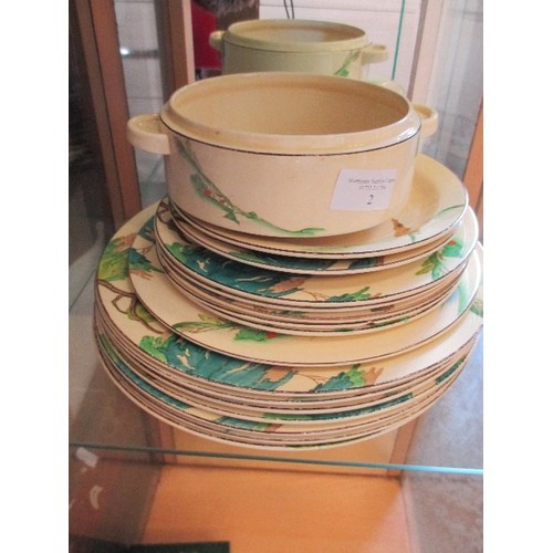 CLARICE CLIFF DESIGN - A J WILKINSON ROYAL STAFFORDSHIRE POTTERY SUNNY ...