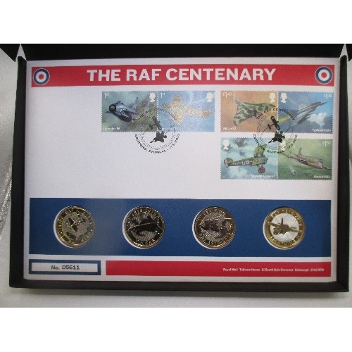 THE RAF CENTENARY ROYAL MAIL COINS THE PLANES OF THE RAF SPITFIRE ...