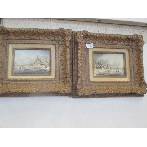 ANTON VAN DEN HOEVEN - PAIR OF MID 20TH CENTURY DUTCH SCHOOL OIL ...