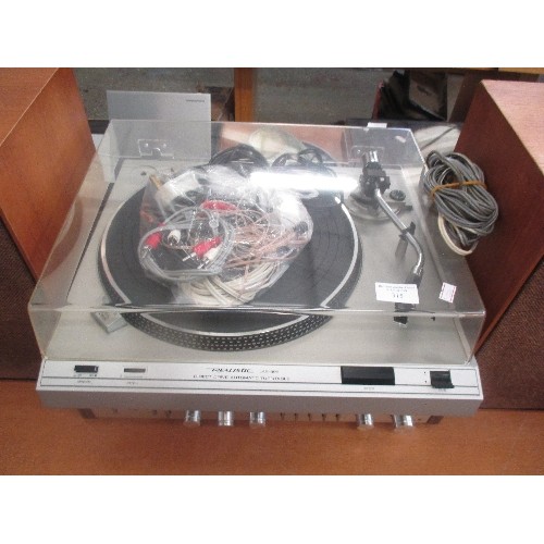VINTAGE RETRO 'REALISTIC' LAB-395, DIRECT DRIVE AUTOMATIC TURNTABLE ...