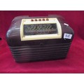 1960'S BUSH DAC 10 VALVE RADIO. TORTOISESHELL BAKELITE CASING.