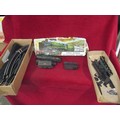 HORNBY TRAIN TRACK 00 GUAGE WITH AN AIRFIX MODEL LOCOMOTIVE, EVENING ...