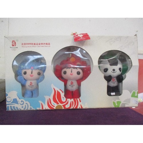 BEIJING 2008 OFFICIAL LICENSED PRODUCTS - 5 SOFT TOYS