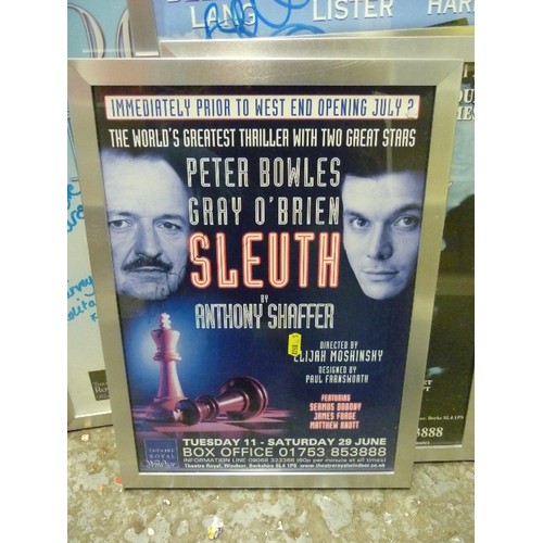 6 X VINTAGE SIGNED THEATRE BOX OFFICE POSTERS, FROM THEATRE ROYAL ...