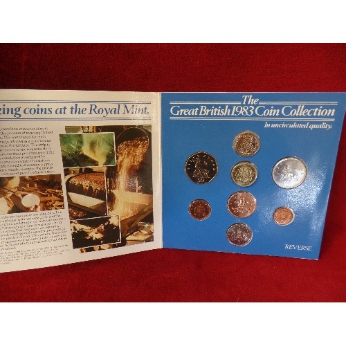 UNCIRCULATED THE GREAT BRITISH 1983 COIN COLLECTION