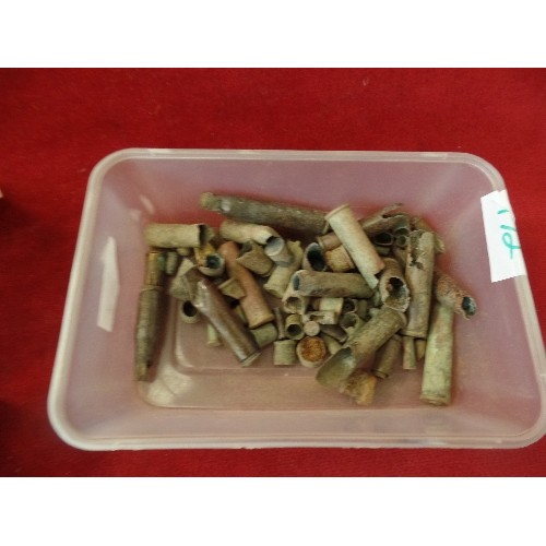 COLLECTION OF BULLET CASINGS.