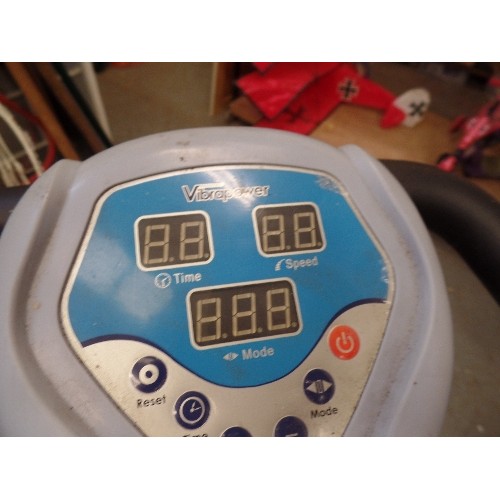 VIBRAPOWER MULTI-FUNCTION EXERCISE MACHINE. WITH INSTRUCTION MANUAL.