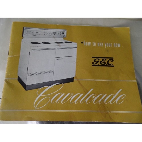 A 1960'S G.E.C. ELECTRIC RANGE COOKER, THE "CAVALCADE" - TOP OF THE ...