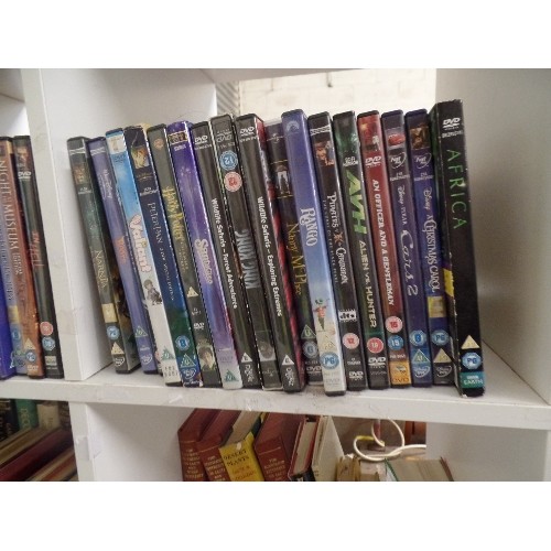 3 CUBES OF MIXED DVD'S INCLUDING MANY CHILDRENS AND DISNEY