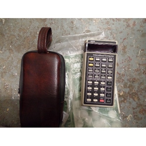 CASIO POCKET MINI ELECTRONIC CALCULATOR WITH BOX AND A NOVUS 6010 CALCULATOR