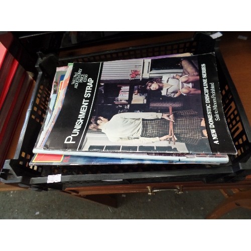 QUANTITY OF VINTAGE ADULT MAGAZINES. INCLUDES FIESTA, KNAVE, AND SMALL ...