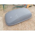 HALFORDS CAR ROOF BOX WITH KEY