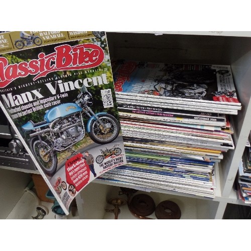 LARGE STACK OF BIKER/MOTORCYCLE MAGAZINES. INC 'THE HOTTEST CUSTOM TWIN ...