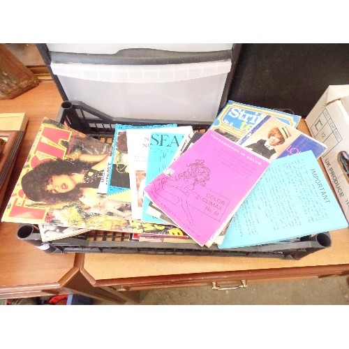 VINTAGE ADULT CONTENT MAGAZINES & BOOKS. ROUE, FIESTA ETC.