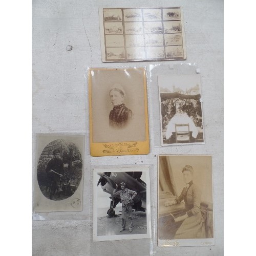 BOX OF PHOTOGRAPHS AND POSTCARDS FROM THE SECOND HALF 19TH CENTURY TO ...