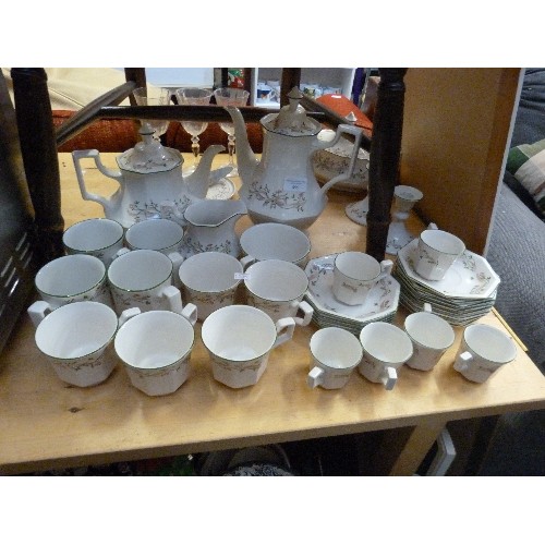 JOHNSON BROTHERS ETERNAL BEAU TEA & COFFEE SET - APPROX 40 PIECES, ALSO ...