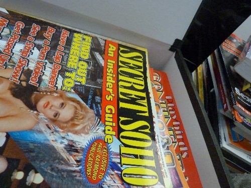 QUANTITY OF ADULT MAGAZINES INCLUDING PLAYBIRDS, SECRET SOHO ETC IN TWO ...