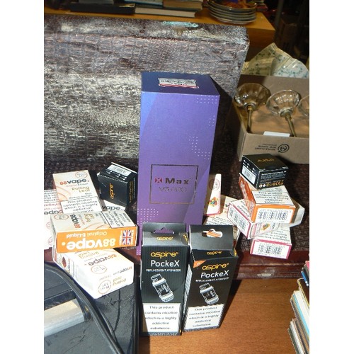 MAX V3 PRO VAPE NEW AND BOXED WITH FLUIDS AND ATOMIZERS