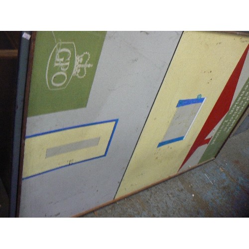 ORIGINAL GPO TRAINING BOARD DEPICTING DOMESTIC TELEPHONE EXTENSION ...