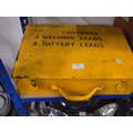 YELLOW METAL BOX WITH ELECTRICAL LEADS